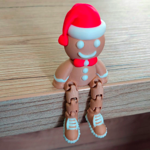 Gingerbread Man Flexible 3D Printed – IL-ĦSIEB KOLLOX