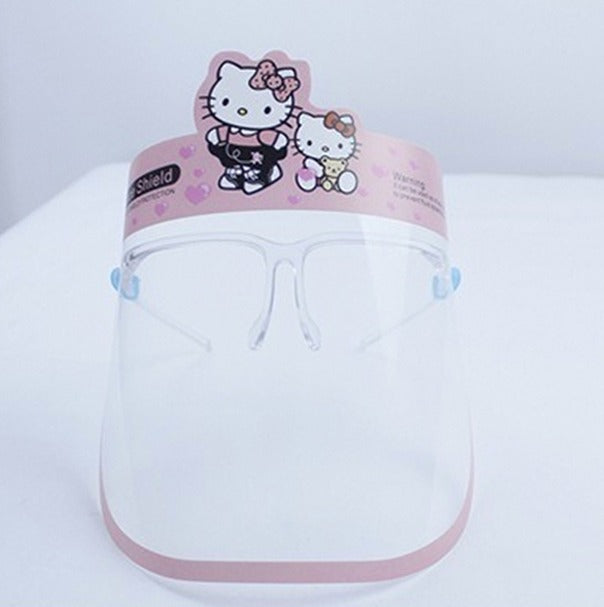 Character Kids Face Shield with glasses (Full face protection for Chil ...